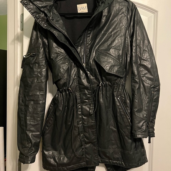 SAM. | Jackets & Coats | Sam Jacket Hudson Mini Hudson Black | Poshmark